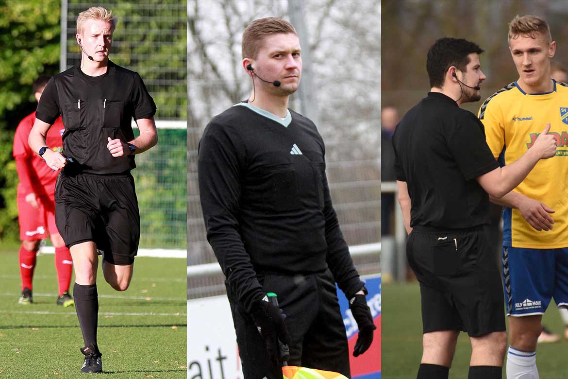 SHFV-Auszeichnung: Fabian Reese, Nicole Ebsen, Lukas Pfeiffer und ...