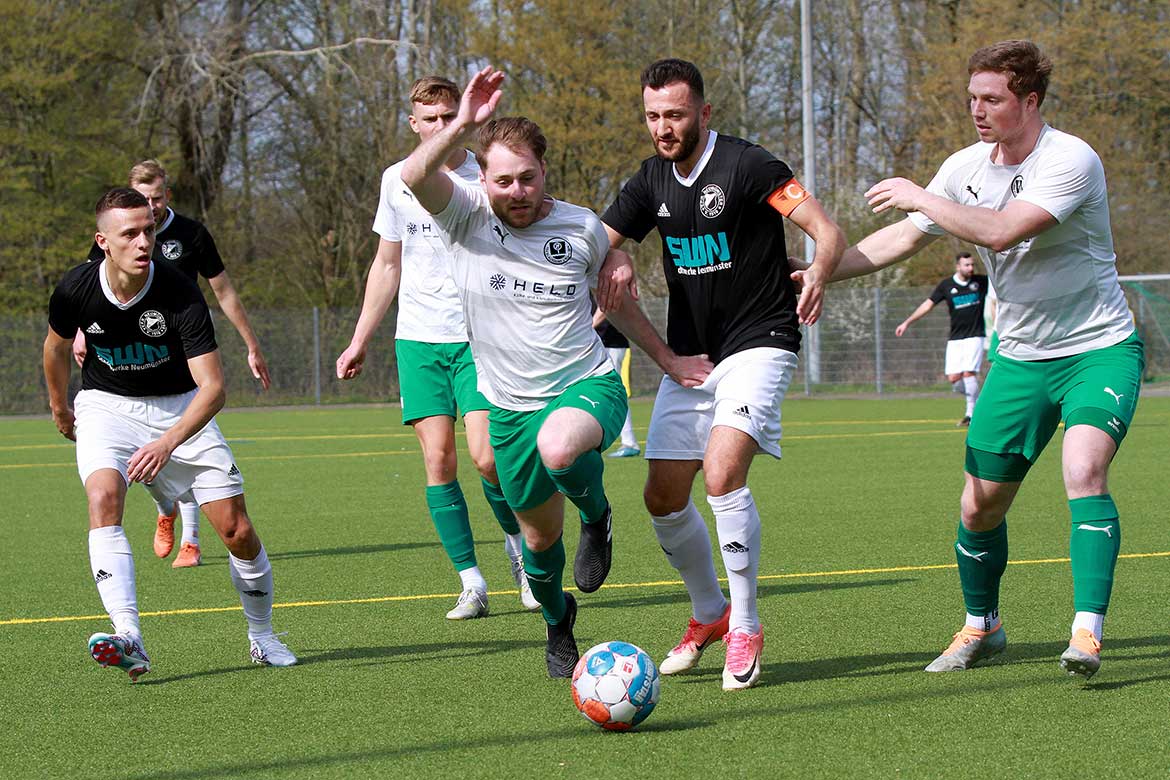 Driton Gashi verpasst VfR Neumünster mit Schlussgong den 1:0-K.o ...