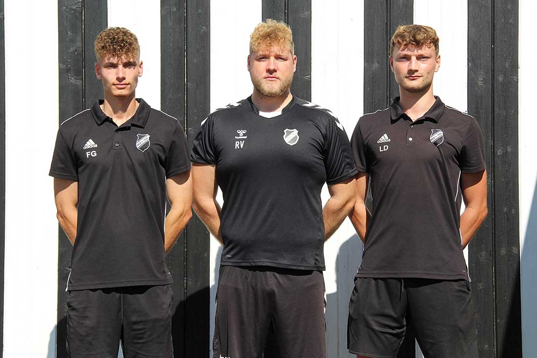 Lars-Olaf Duhnke, Raphael Voss und Fritjof Gotzian Heikendorfs U19 ...