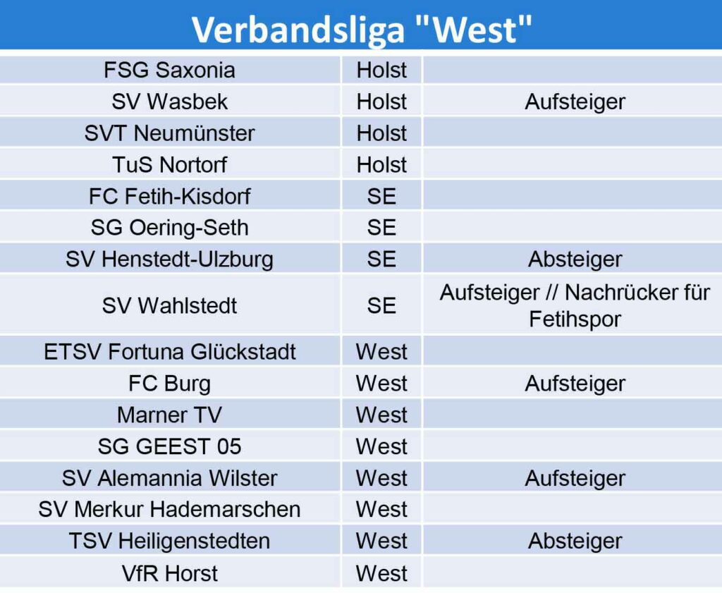 SHFV gibt vorläufige Staffeleinteilung seiner Ligen bekannt – youkick.de